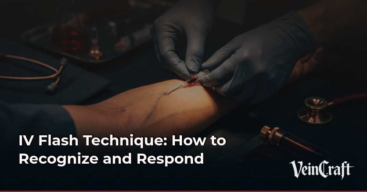 IV Flash Technique: How to Recognize and Respond | VeinCraft Academy